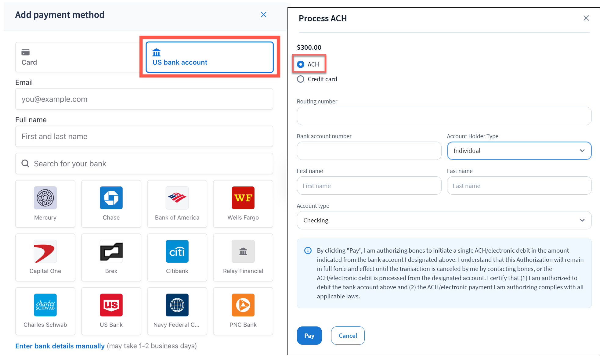 Payment methods - TaxDome Client Help Center