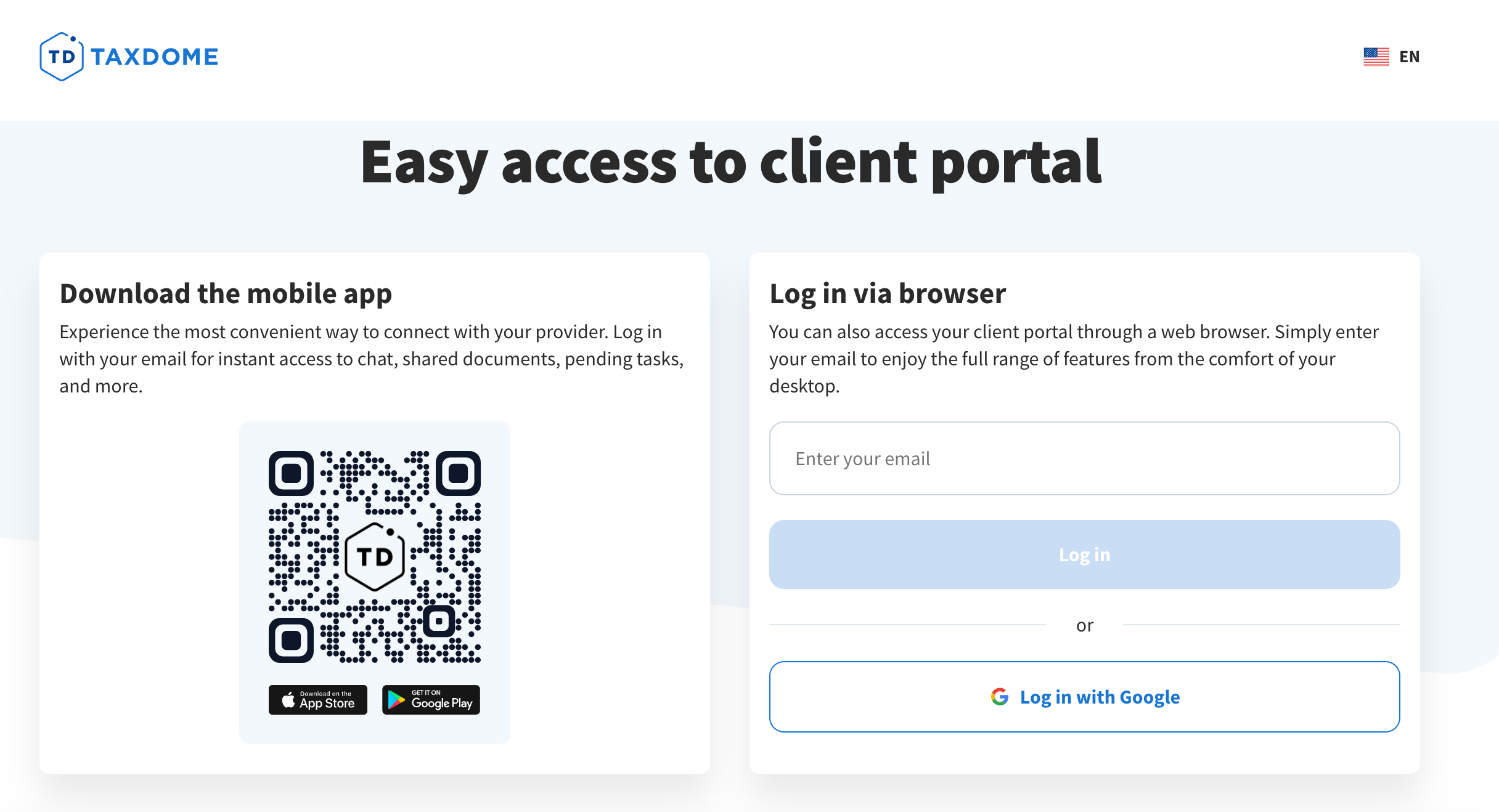 How to sign in - TaxDome Client Help Center