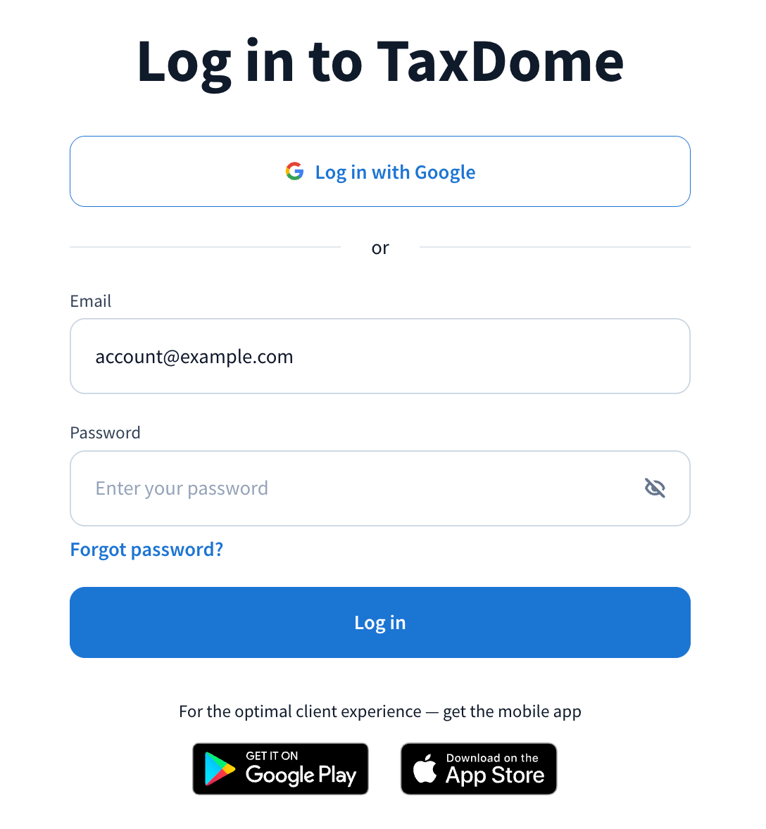 How to sign in - TaxDome Client Help Center