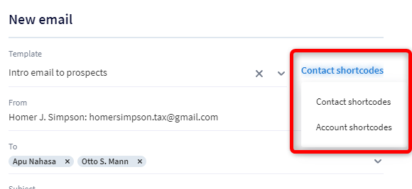 Shortcode modes in emails - TaxDome Help Center
